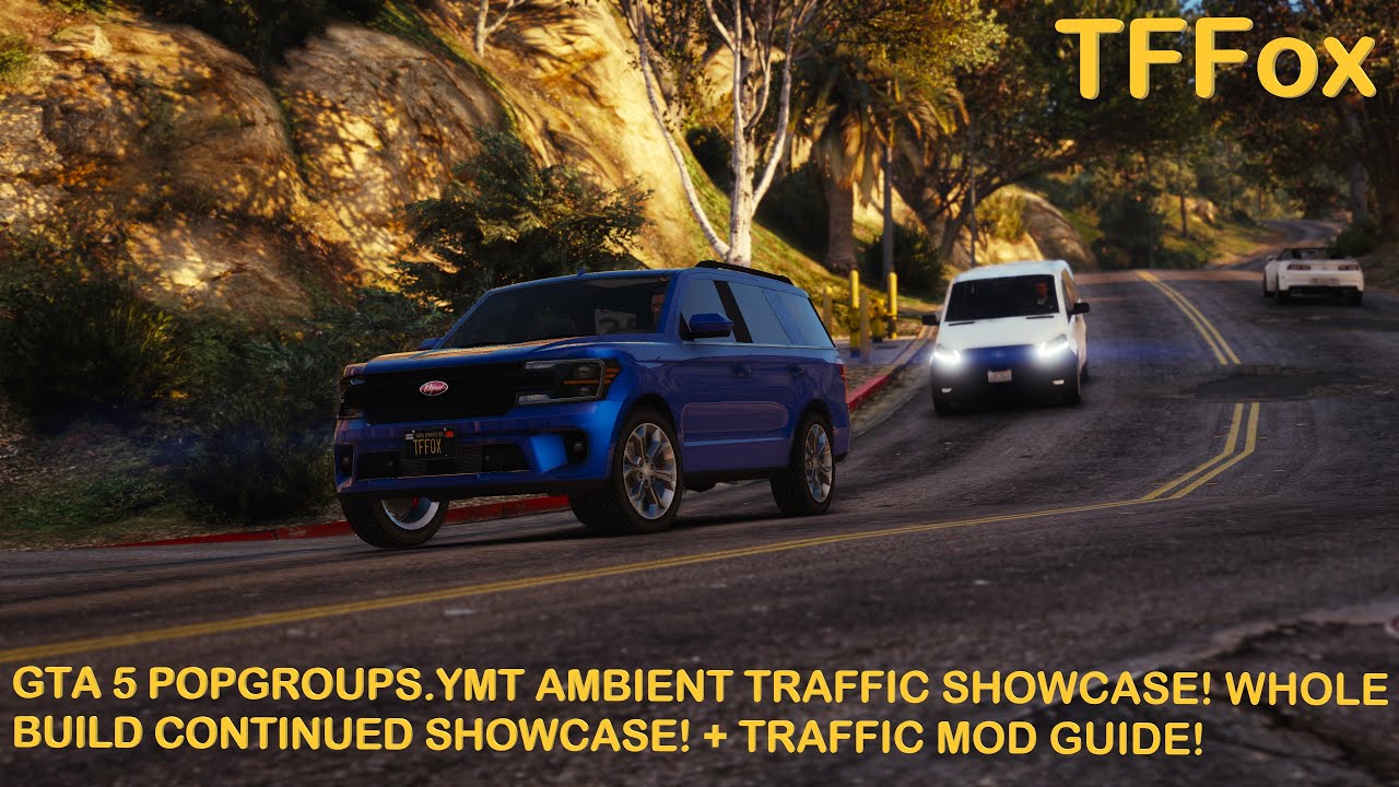 GTA 5 Popgroups.YMT Ambient Traffic Showcase! Whole Build Continued ...