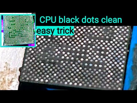 CPU \ Emmc Black dots Clean easy trick - YouTube