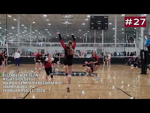 Elizabeth Petelin, Right Side (17U) @ PA Kick Starter Freedom Bid ...