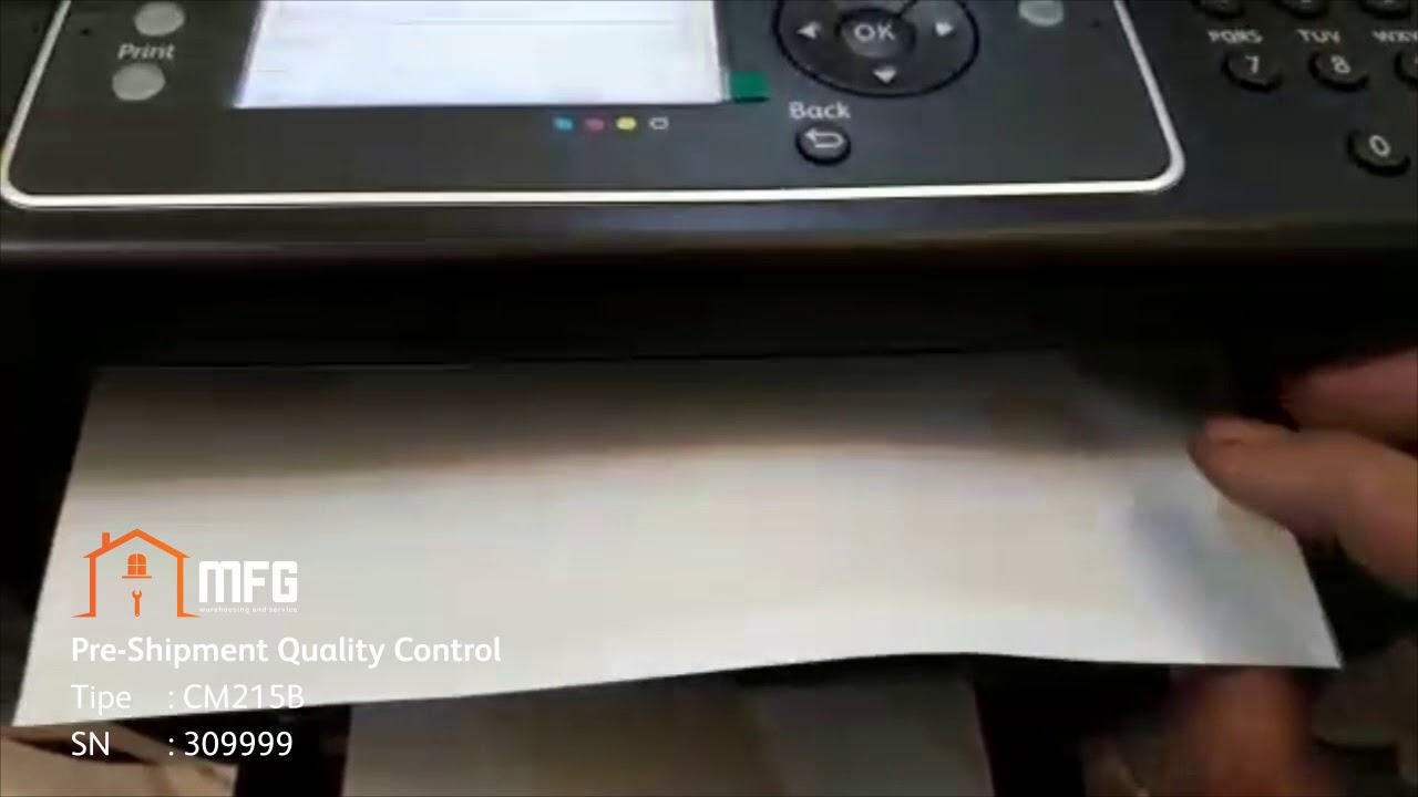 Printer Fuji Xerox CM215B - 309999 - YouTube