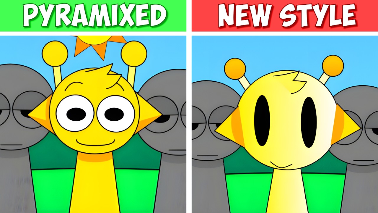 Incredibox Sprunki - Pyramixed But New Style | Normal vs Horror - YouTube