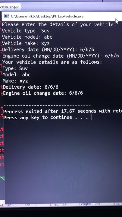 Vehicle C Coders Codinglife Codingninja Codemasters Codelife Coding Code Coder Cpp