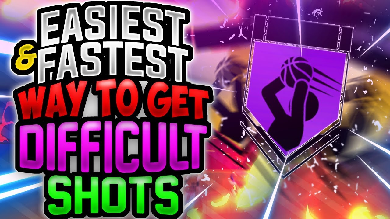 How To Get Difficult Shots Badge The Quickest Way (NBA 2K18) - YouTube