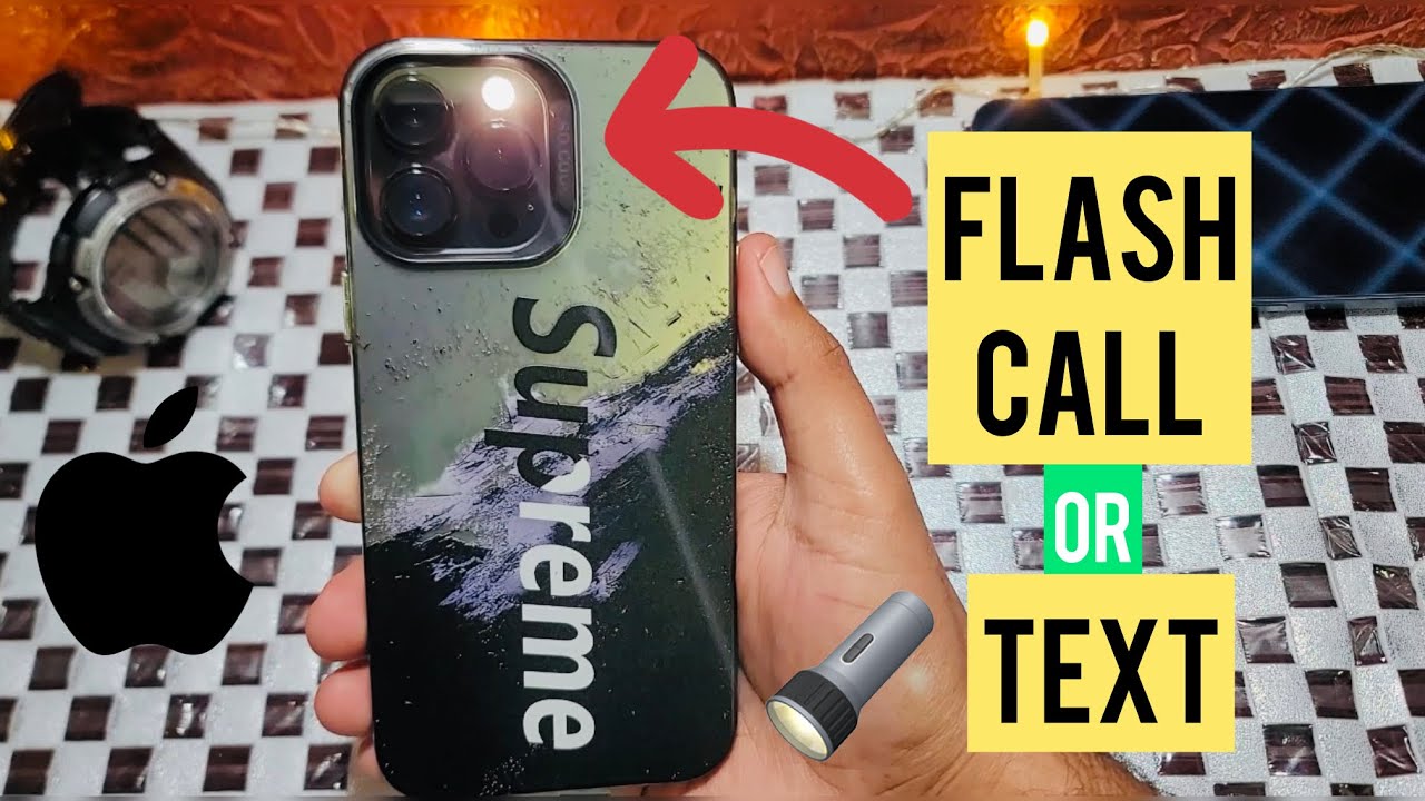 How to Make Your iPhone Flash When You Get a Text or Call - YouTube