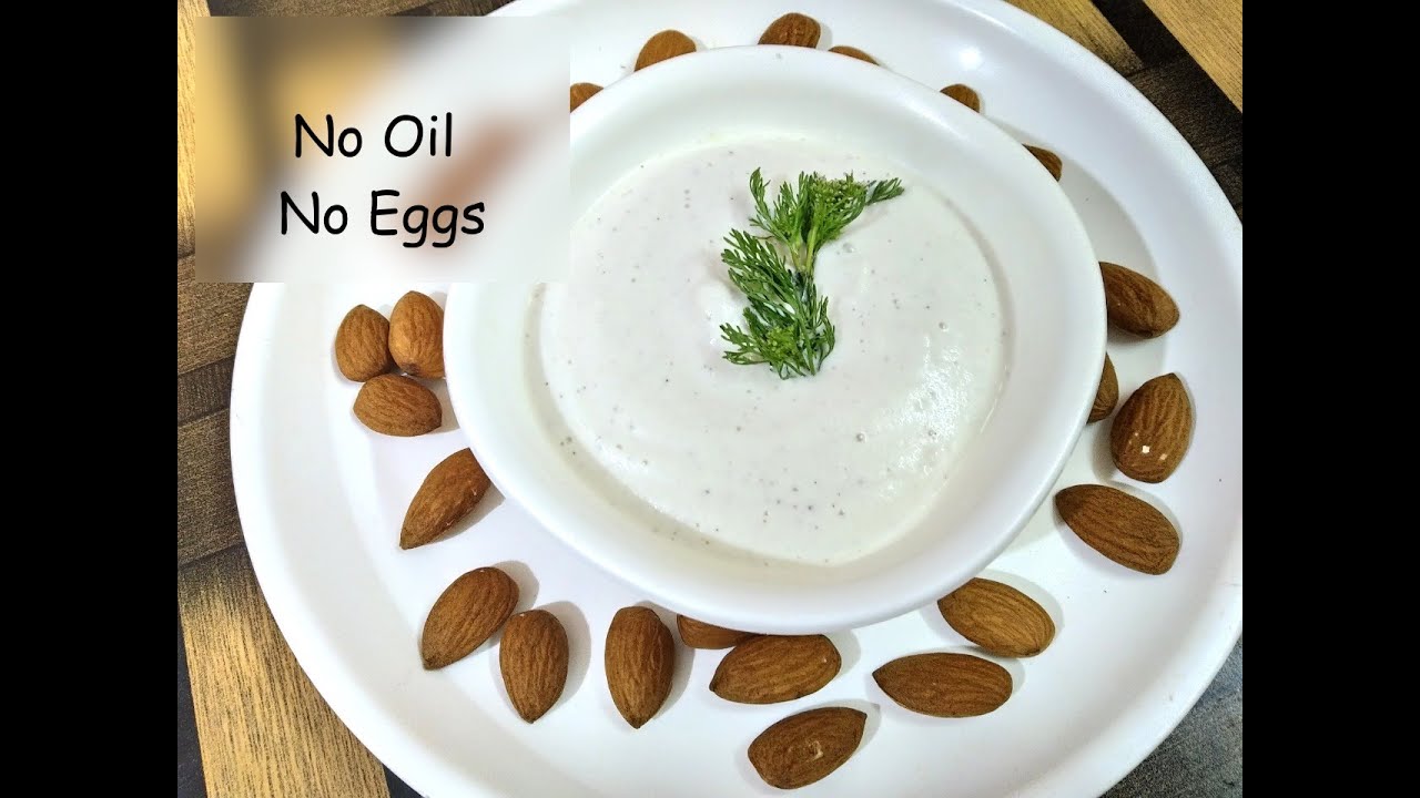 Mayonnaise Recipe | No oil No Eggs Mayonnaise Recipe | Healthy, Vegan ...