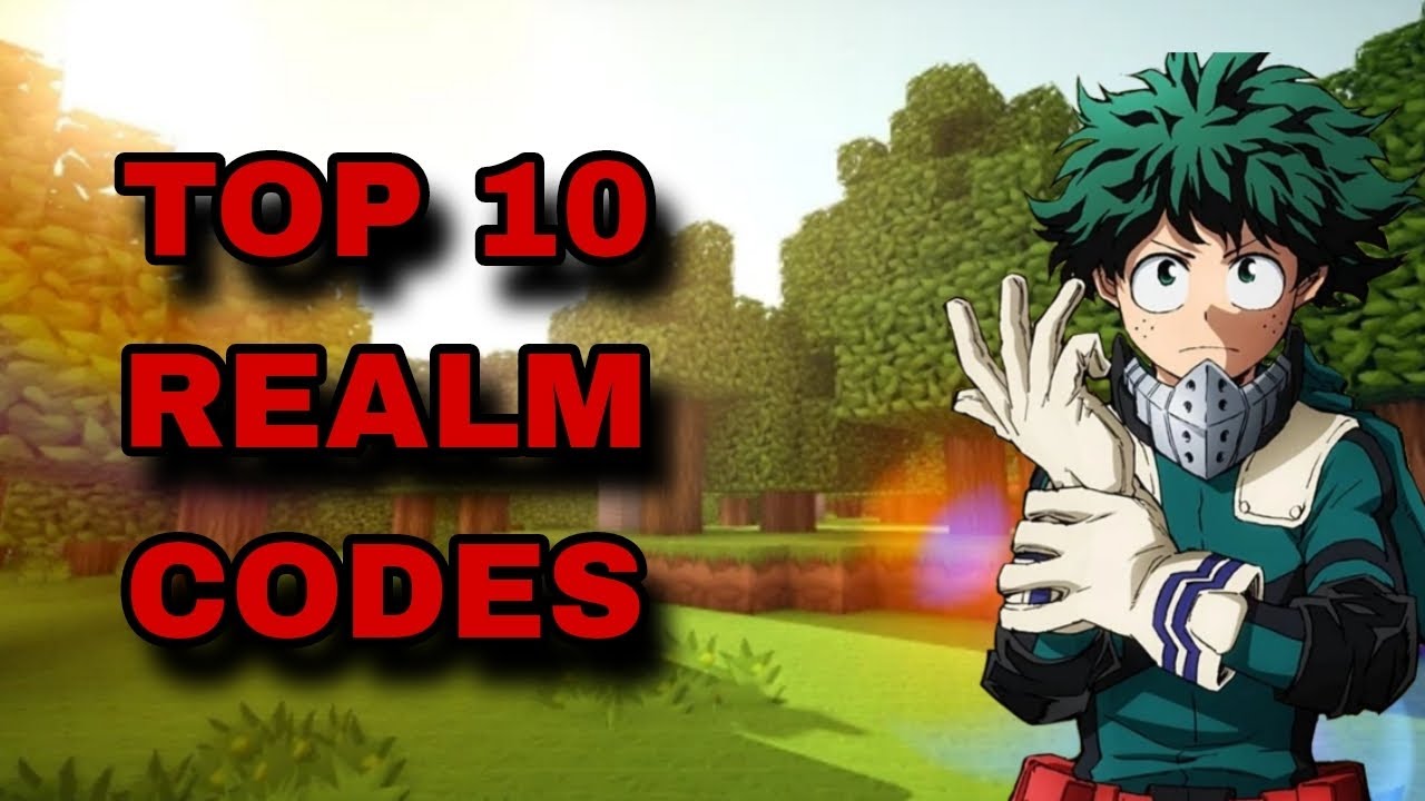 *NEW* TOP 10 BEST REALM CODES FOR MINECRAFT BEDROCK EDITION! - YouTube