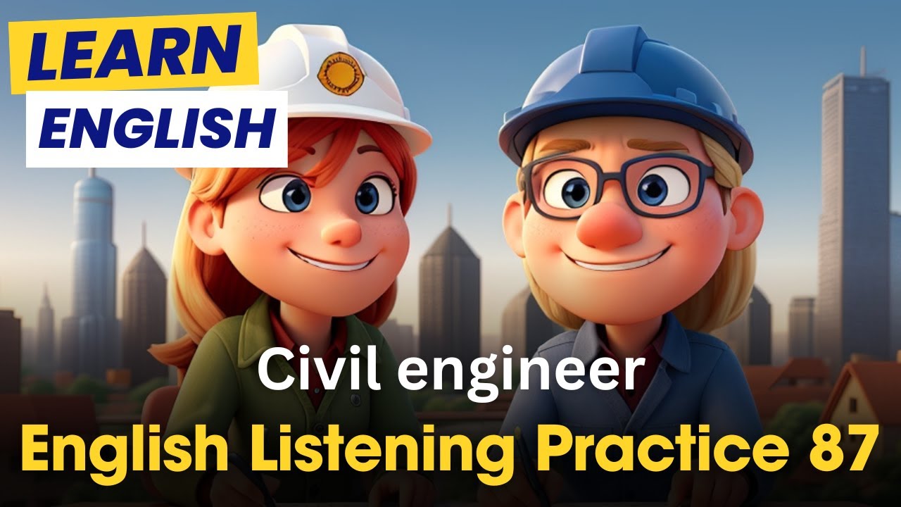 English Listening Practice 87 | Civil engineer | Learn English - YouTube
