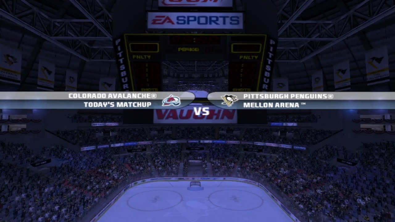 NHL 08 [PC] Gameplay | Pittsburgh Penguins VS Colorado Avalanche ...