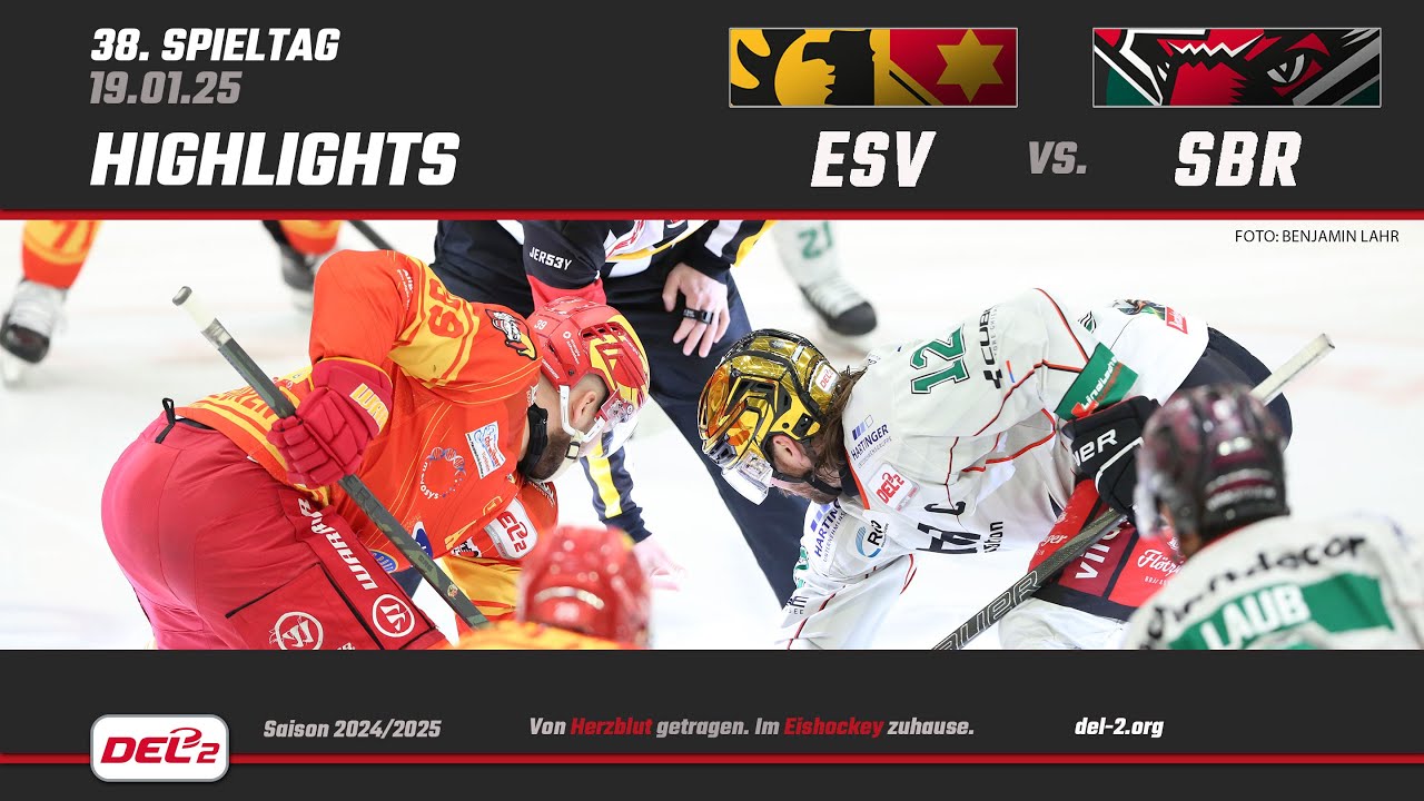 DEL2 | DEL2 Game Highlights Spieltag 38: ESV Kaufbeuren vs. Starbulls ...