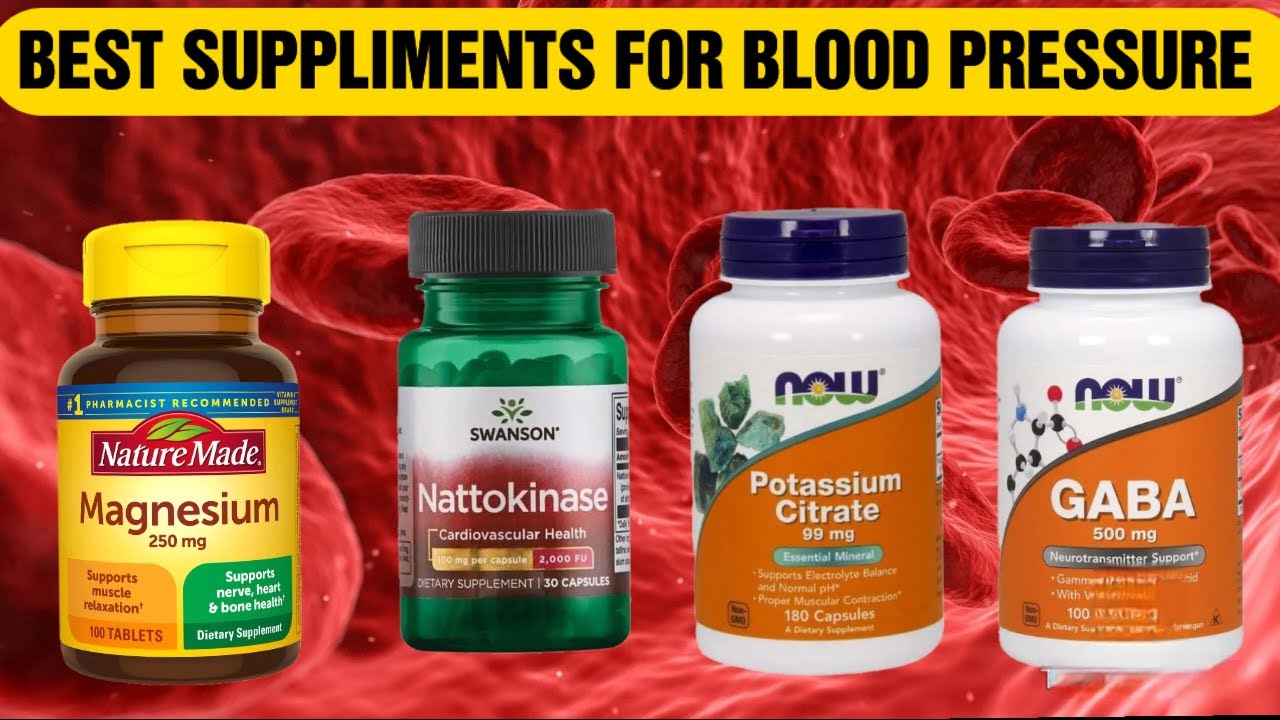10 BEST Supplements to Lower High Blood Pressure IMMEDIATELY! - YouTube