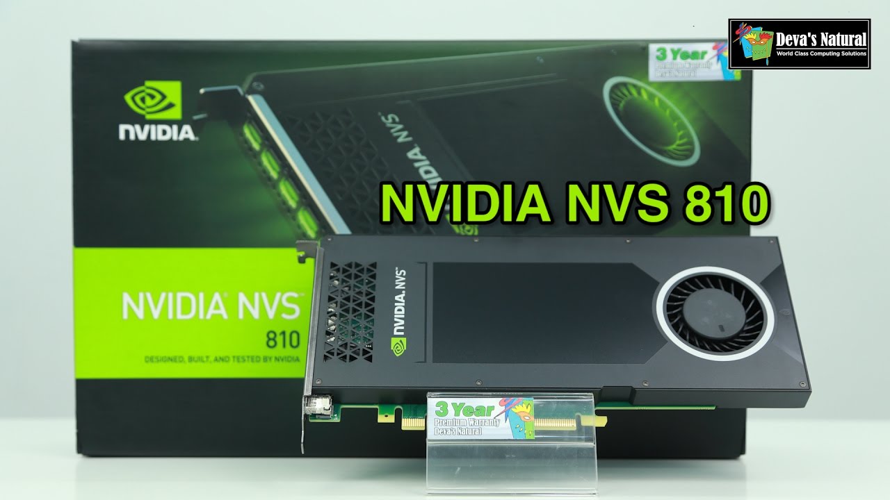 รีวิวการ์ดจอ NVIDIA NVS 810 - YouTube