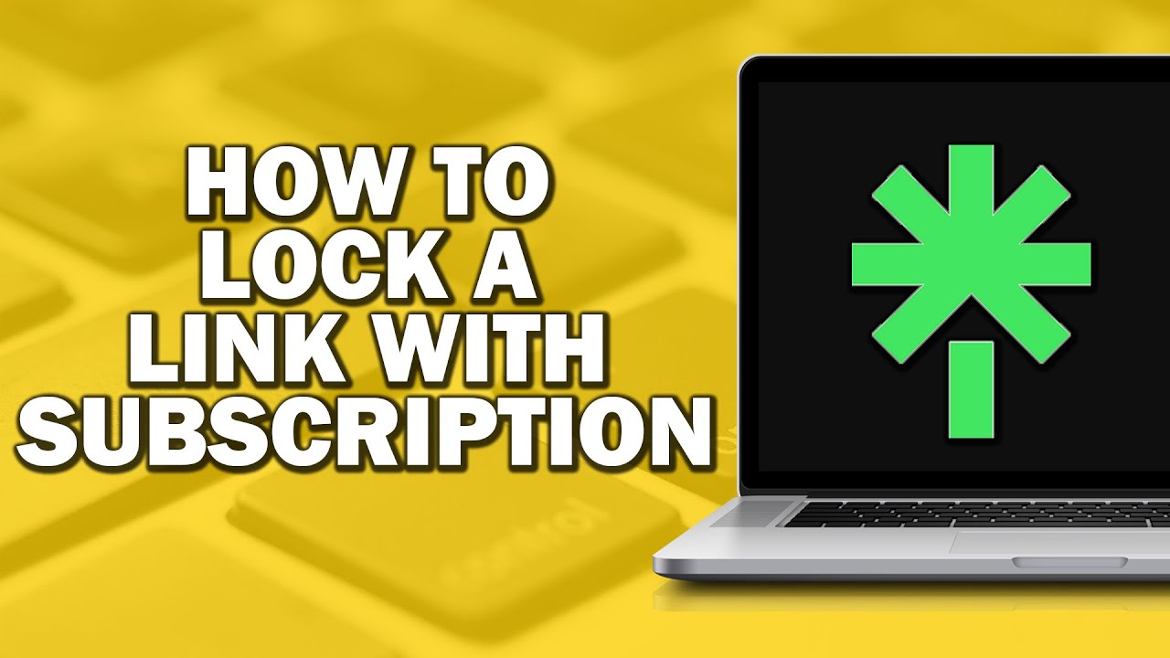 How To Lock a Link With Subscription On Linktree (Easiest Way) - YouTube