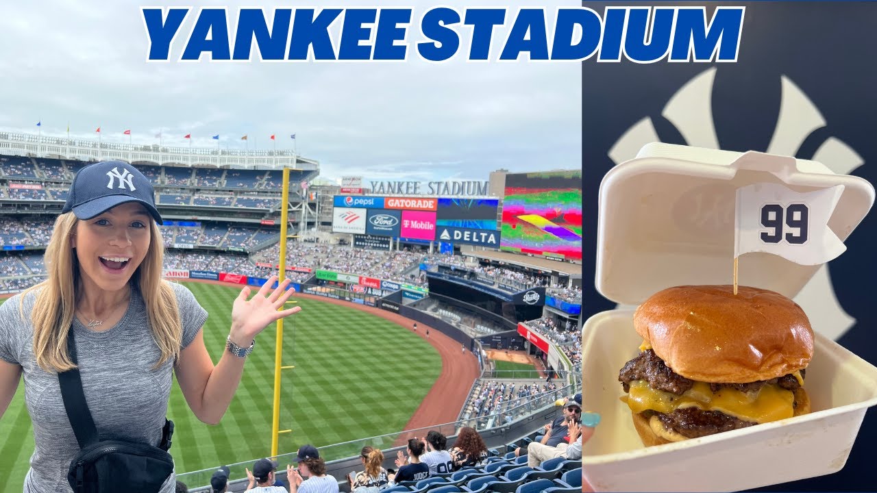 New York Yankees Game Yankee Stadium Food 99 Burger More YouTube