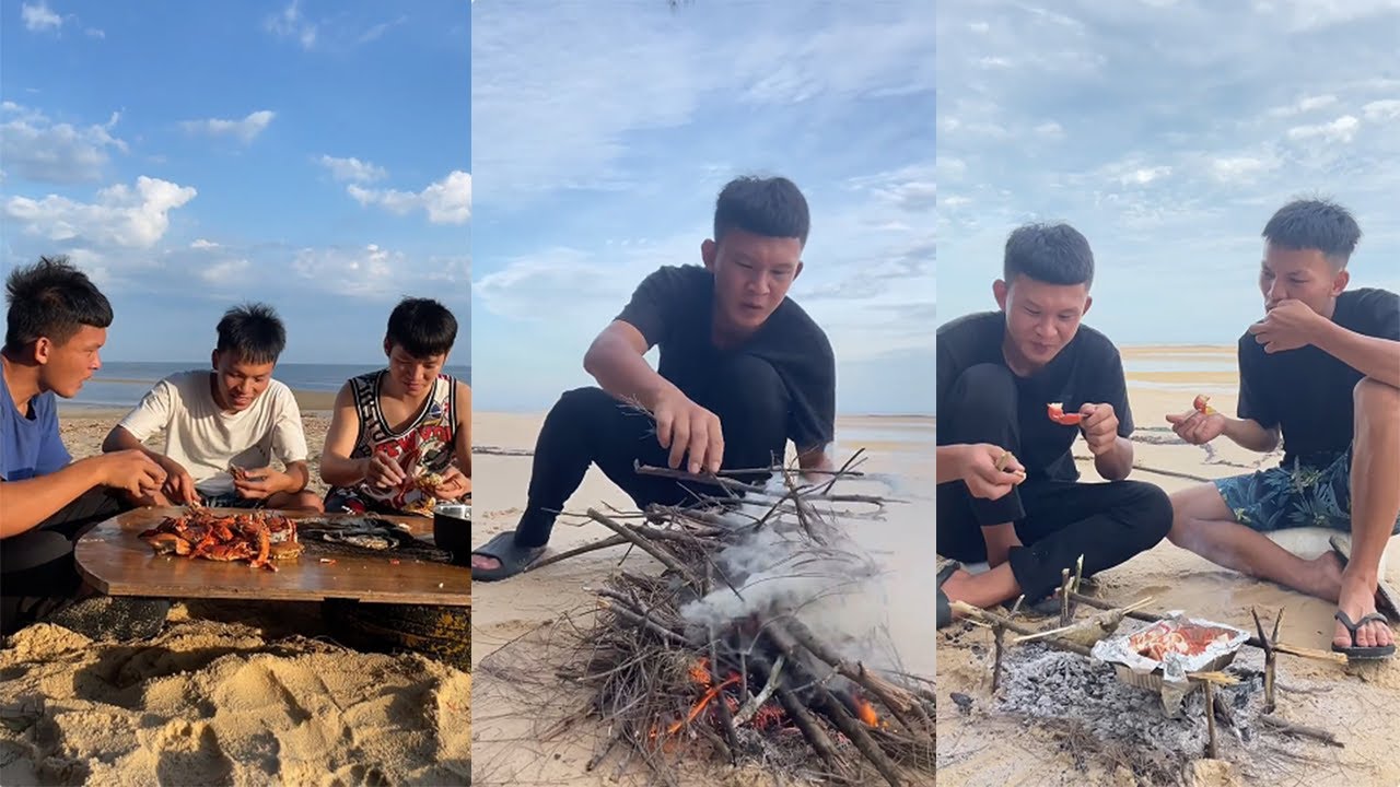 【Island Brothers】Island Brothers 趕海大冒險，探秘海底寶藏的日常旅程#fishing #户外赶海 #food ...