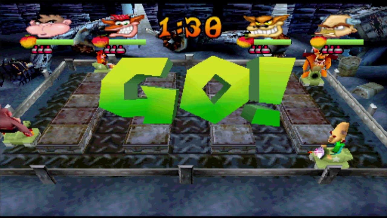 Crash Bash Metal Fox Battle Gameplay Rilla Roo #2 - YouTube
