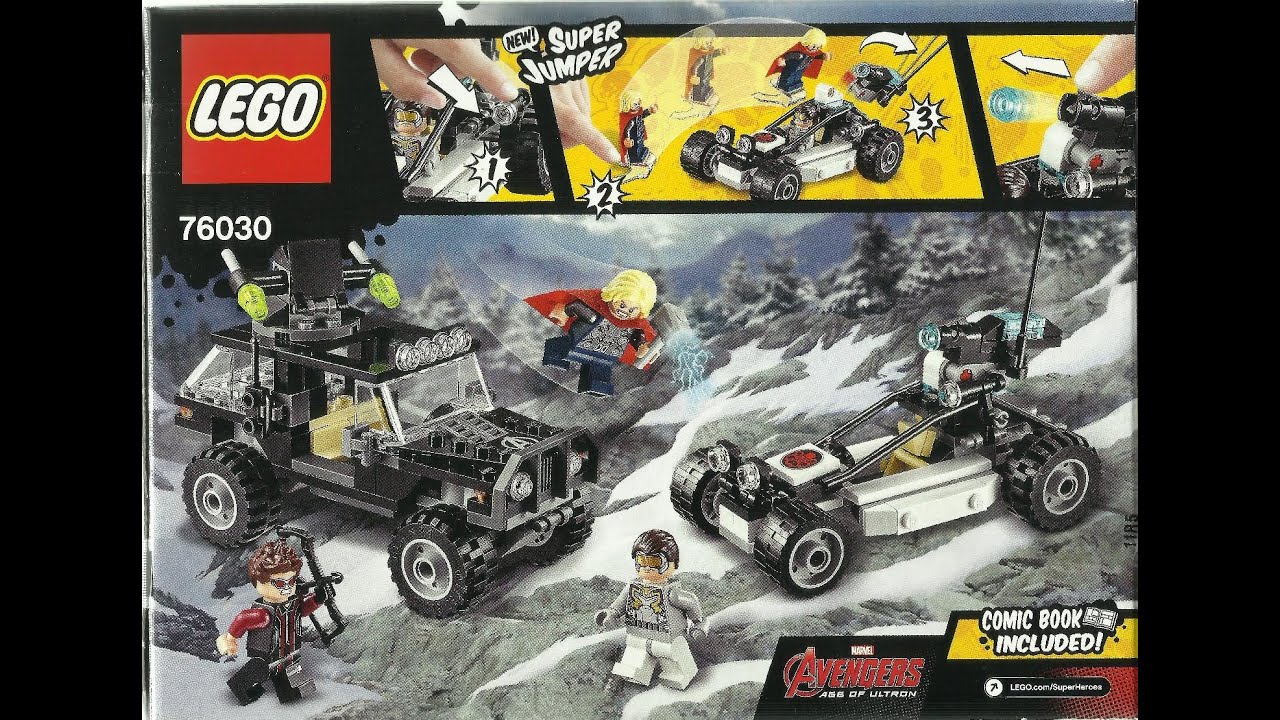 Lego 76030 Avengers Hydra Showdown Build Time Lapse Stop Motion - YouTube