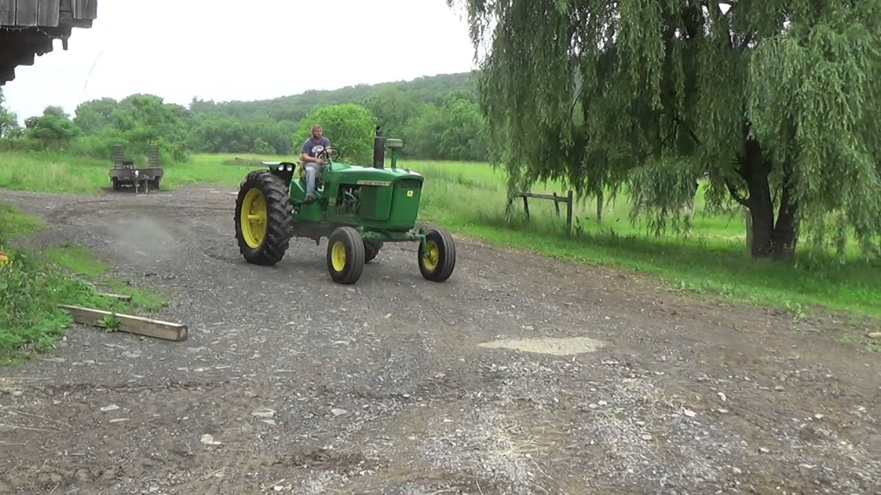 John Deere 4020 Powershift - YouTube