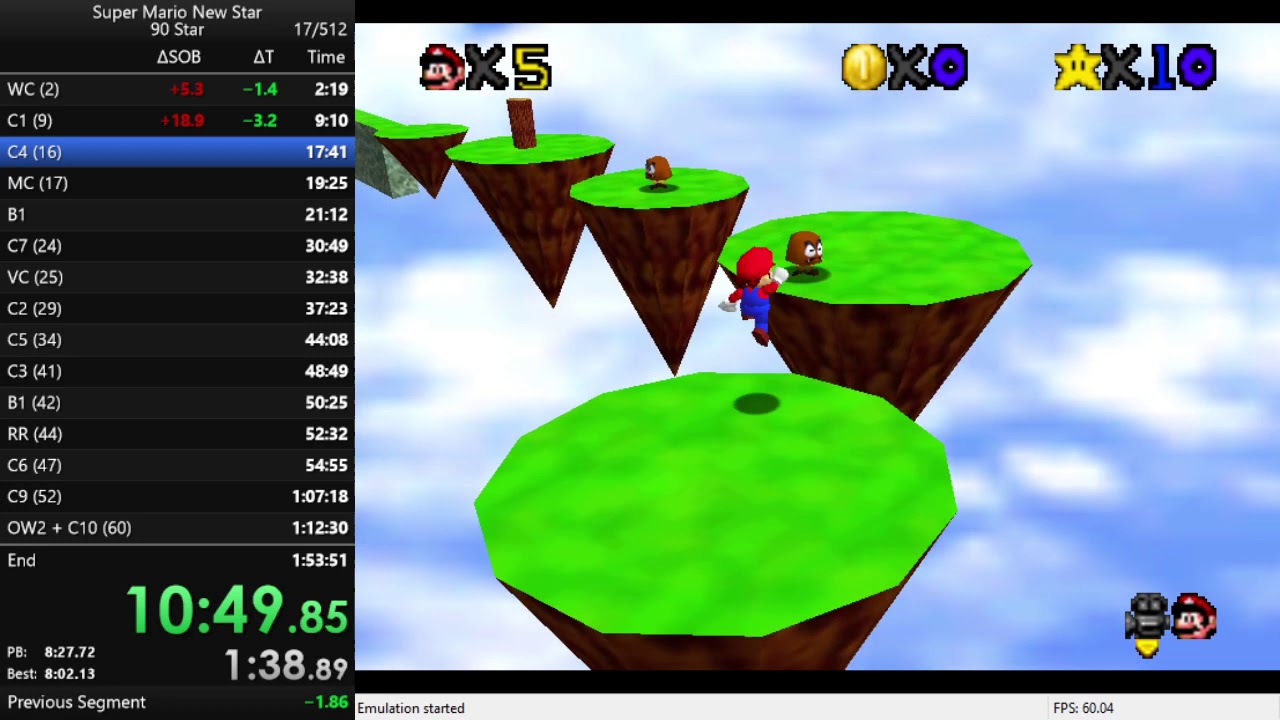 Super Mario New Star 90 Star (1:50:54) - YouTube