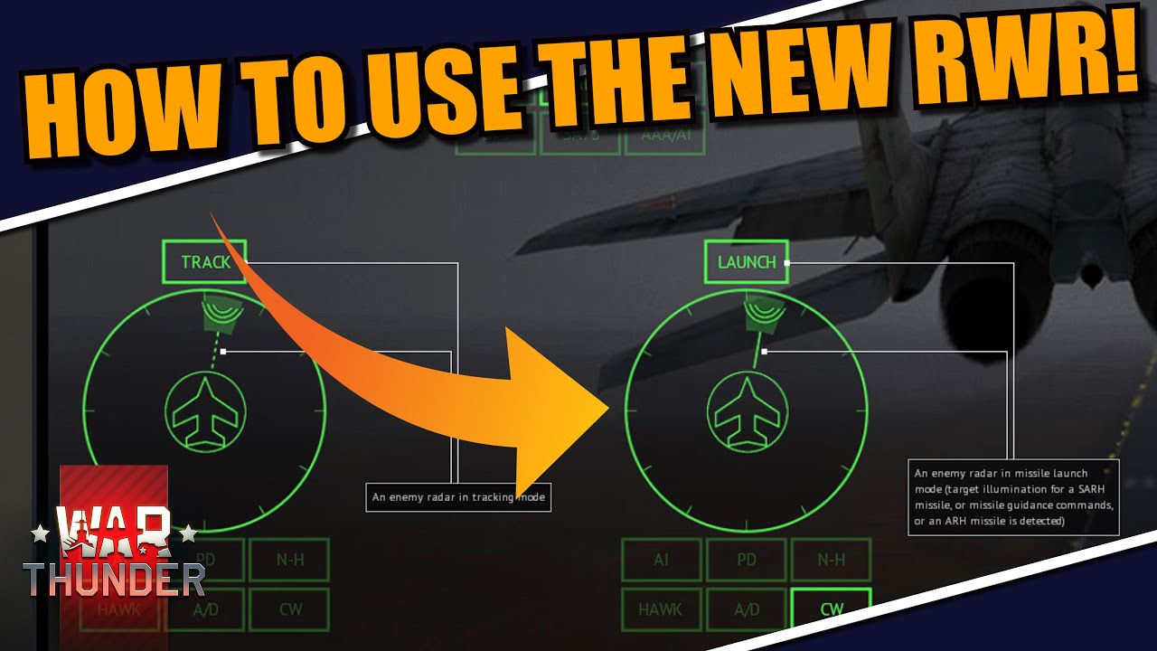 War Thunder - HOW to USE the NEW RWR's! Some INFORMATIONS on it and how ...