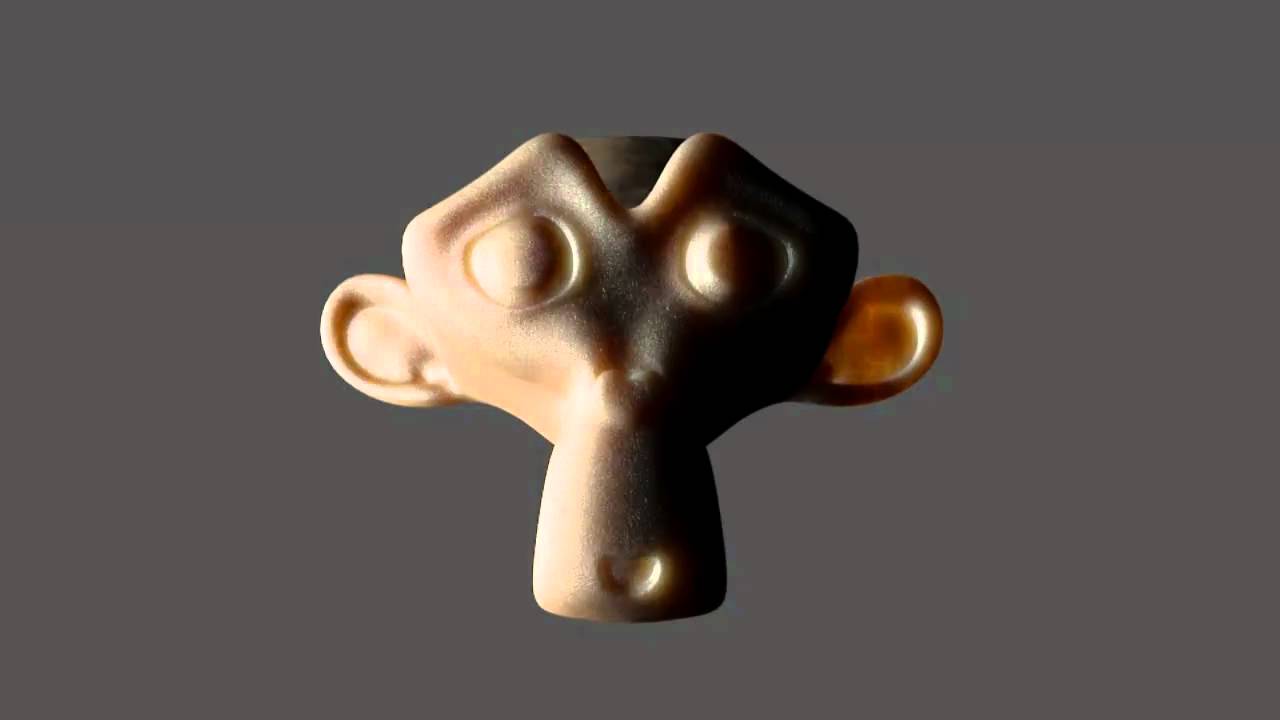 Blender 3d sss test - YouTube
