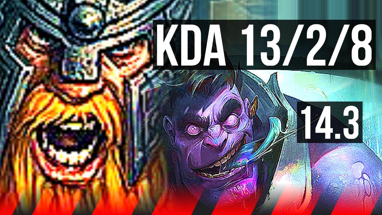 OLAF vs MUNDO (TOP) | Rank 6 Olaf, 13/2/8, Legendary | EUW Challenger ...