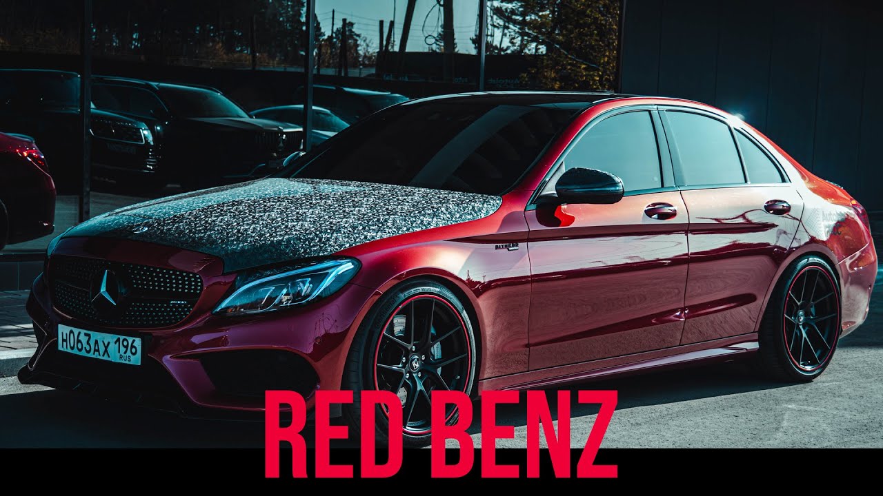 RED BENZ ON THE MAP - YouTube