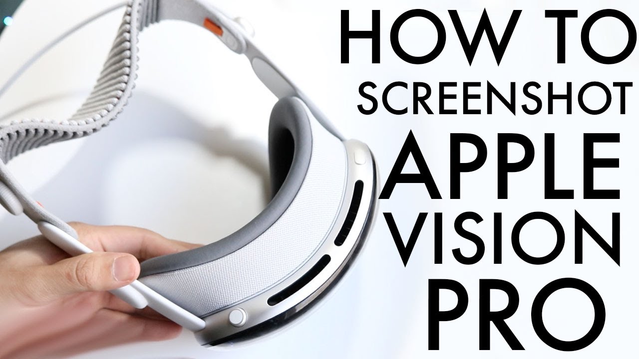 How To Screenshot On Apple Vision Pro! - YouTube