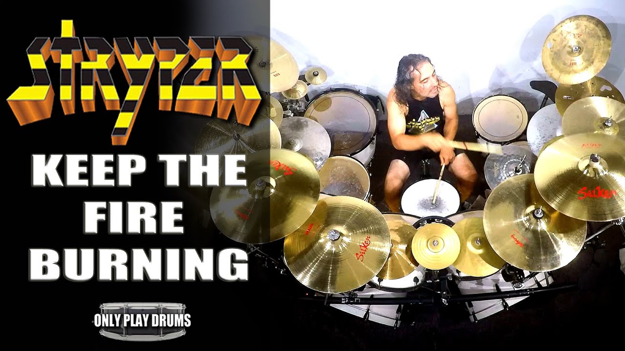 Stryper - Keep The Fire Burning (Only Play Drums) - YouTube