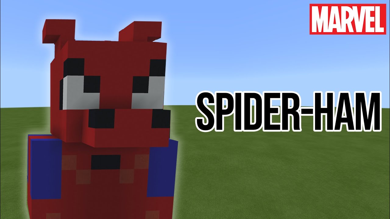 Minecraft | How to Build Spider-Ham! - YouTube