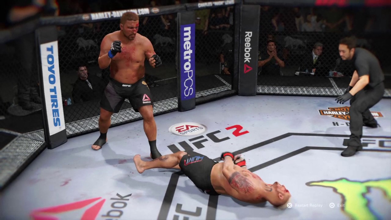 Mark hunt gets knocked out cold!!!!! UFC 180 2016 - YouTube