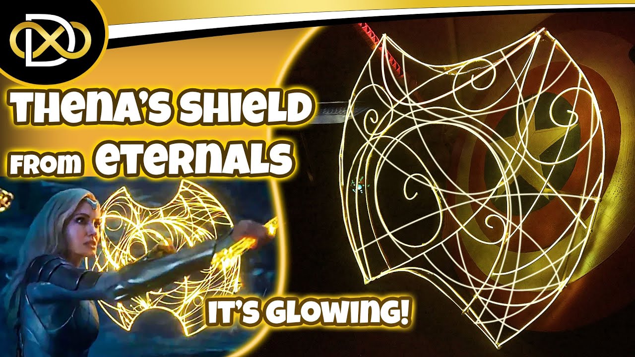 DIY Thena's Shield From Eternals || Thena Eternals - YouTube