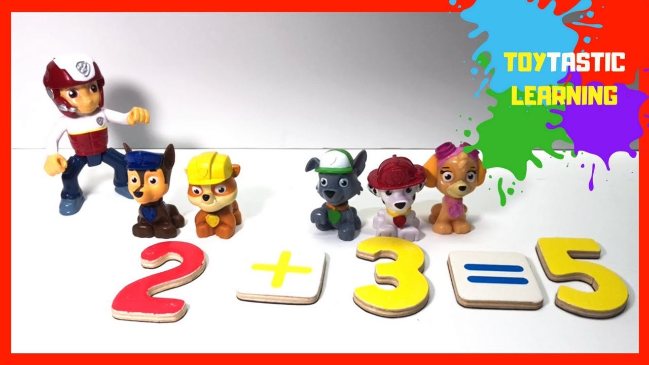 LEARN to ADD with Paw Patrol COUNTERS | BEST EDUCATIONAL LEARNING ...