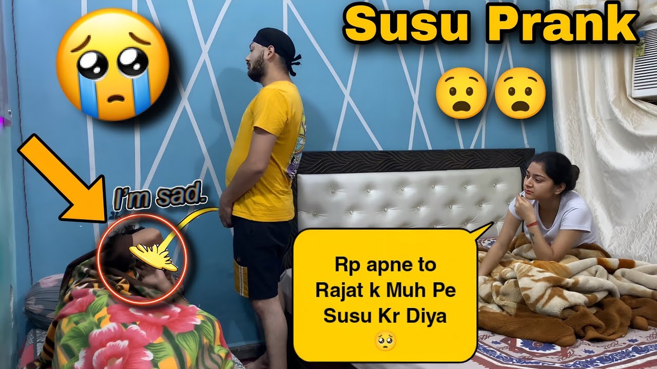 SUSU PRANK ON RAJAT🥺||Best Reaction Ever Seen🤣||@rpvlogsandpranks ...