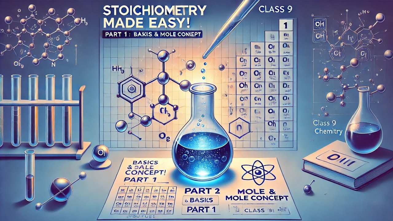 Chemistry class 10th (ICSE Board) Stoichiometry and mole concept - YouTube
