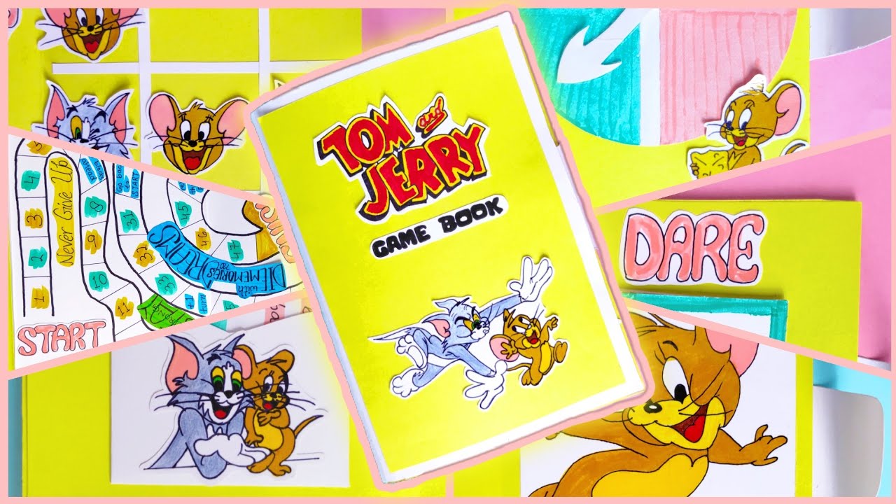 Six Games in One Book | Tom and Jerry Themed Game Book | DIY Gaming ...