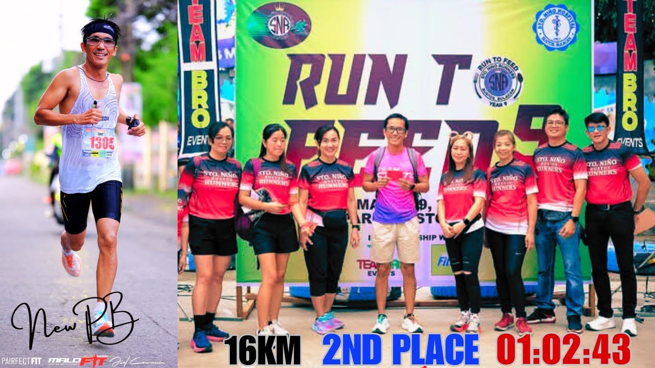 16km RUN TO FEED 9 | Got NEW PB! - YouTube