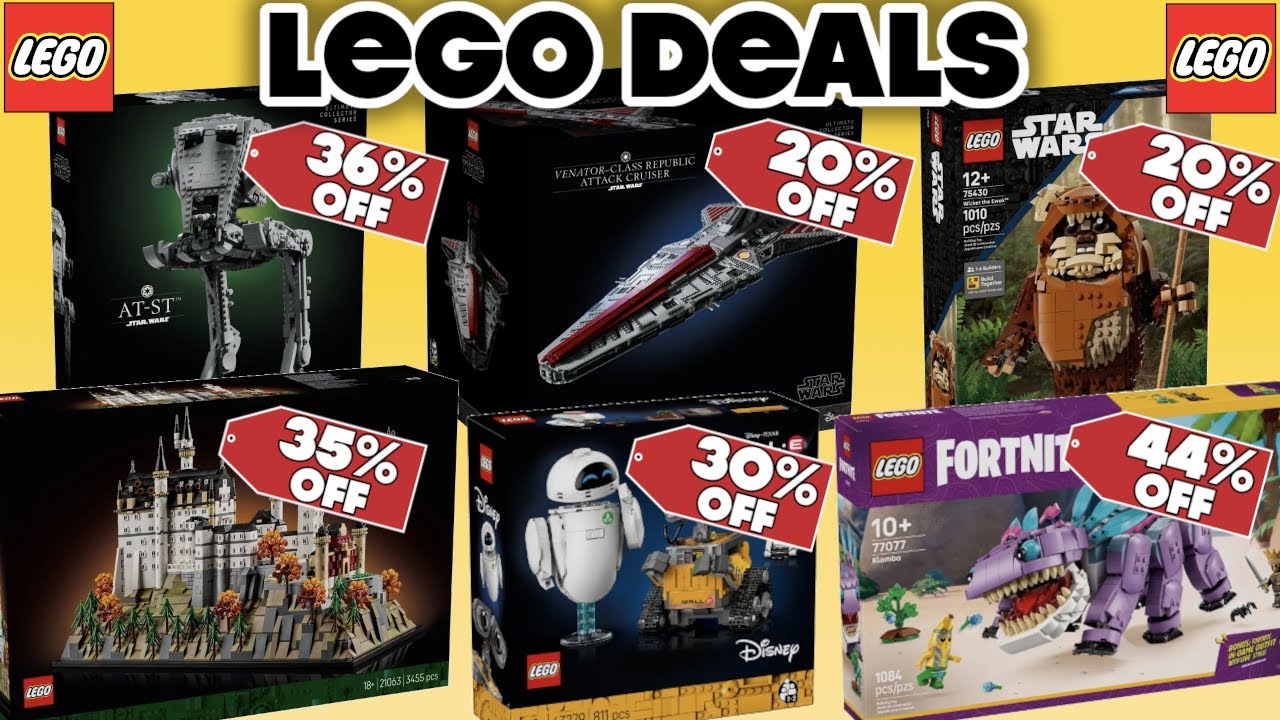 LEGO FLASH SALES - UP TO 45% OFF - RARE & RETIRING SETS! 🤯 - YouTube