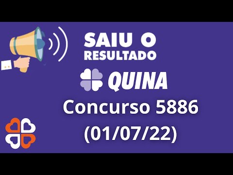 🍀Resultado da Quina concurso 5886 quina