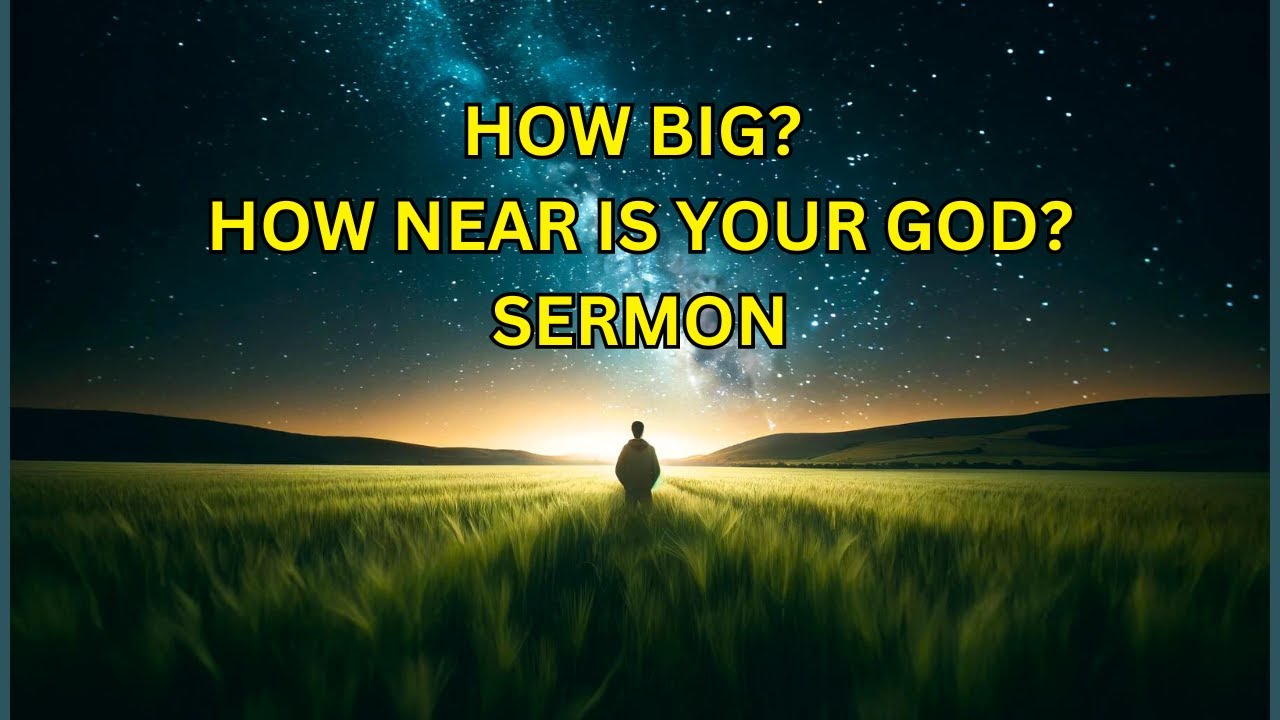 How big? How near is your God? | Sermon - YouTube