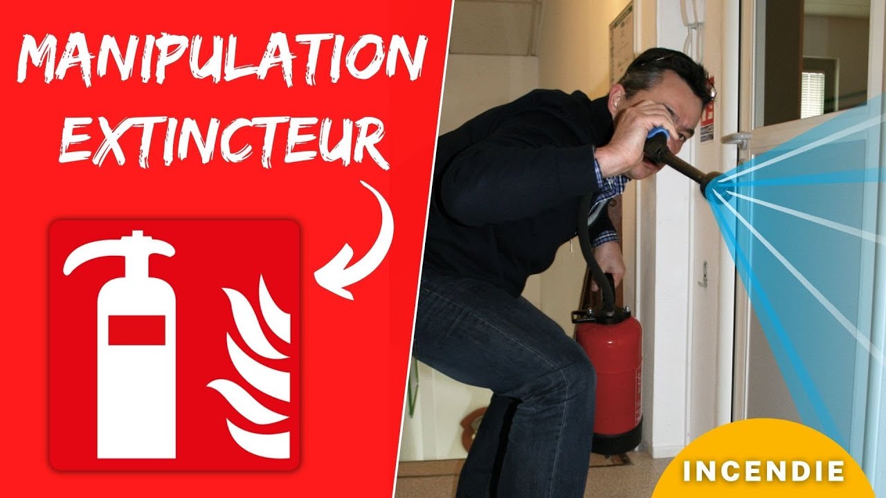 Comment utiliser un EXTINCTEUR ? ı Formation incendie (EPI) - YouTube