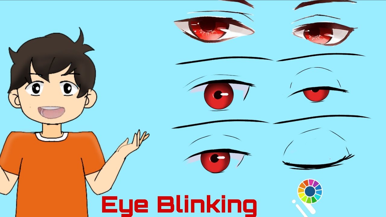 How To Make Eye Blinking Animation In ibispaintX on your mobile ...
