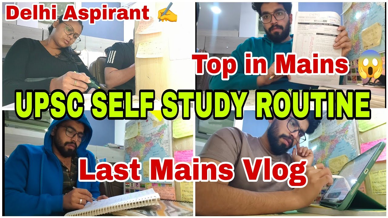 UPSC ASPIRANT Study Routine 2026🎯 A day in the life of an Aspirant ️ ...