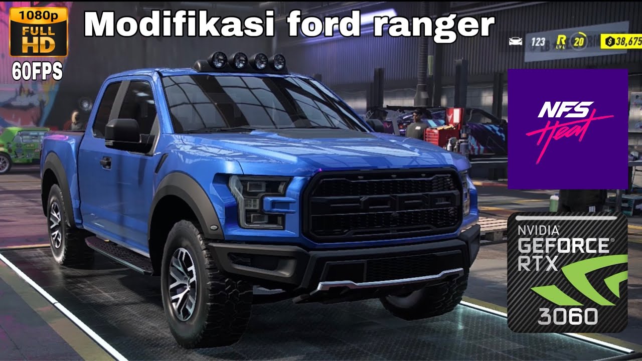 Reparasi / modifikasi ford RANGER - need for speed heat - YouTube