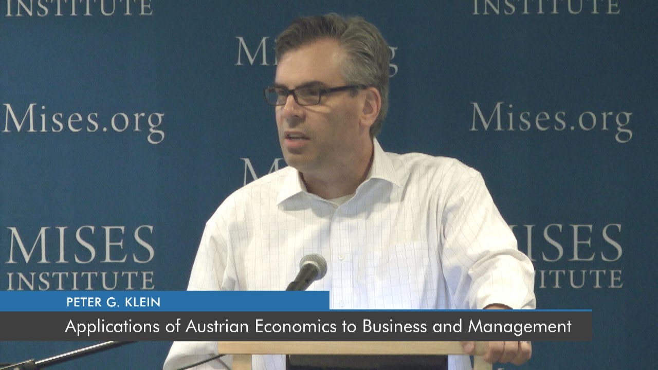 Applications of Austrian Economics to Business and Management | Peter G ...