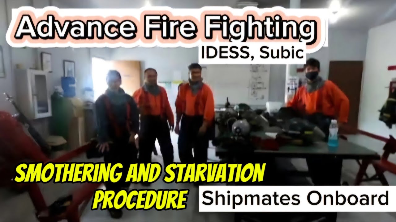 ADVANCE FIRE FIGHTING TRAINING l Smothering & Starvation l On vacation ...