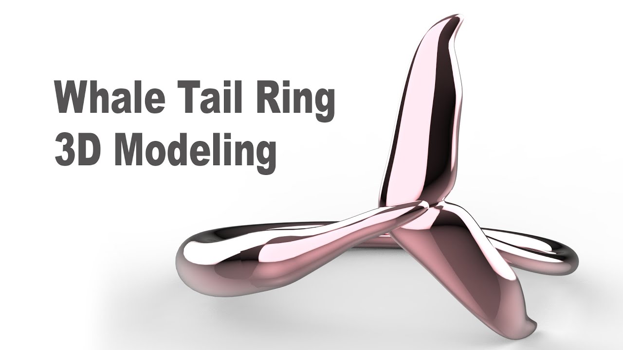 Whale Tail Ring- Jewelry CAD Design Tutorial 3D Modeling with Rhino 7 ...