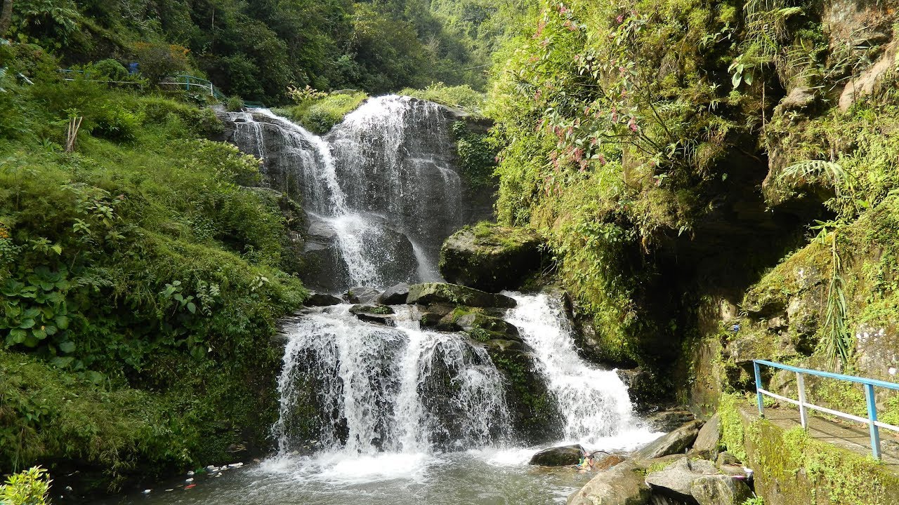 Rock Garden waterfall, Senchal Lake, Dali Monastery - Darjeeling part 6 ...