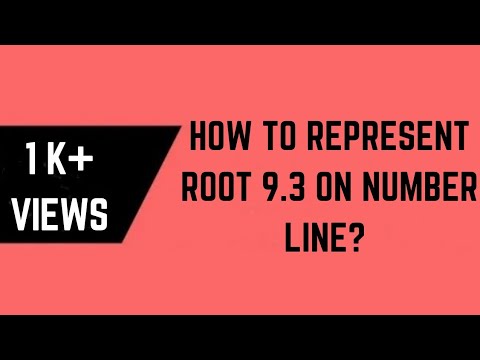 How to represent root 9.3 (√9.3) on number line?/Class 9 Maths - YouTube