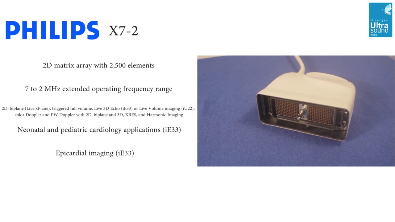 Philips X7-2 xMATRIX Array Transducer @ ULTRASOUNDINDIA - YouTube