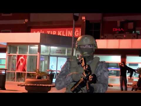 Bakırköy'de hastane önünde hasta yakınlarına silahlı saldırı !